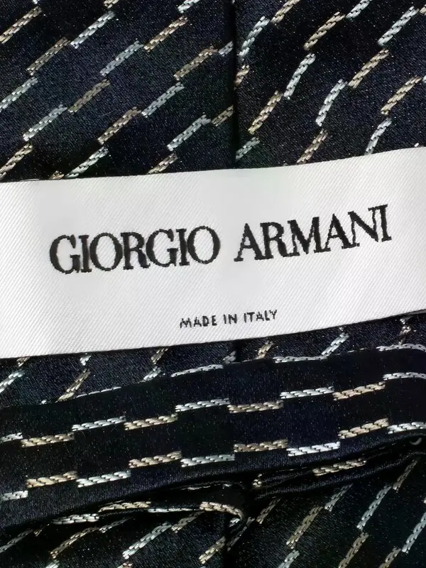 Giorgio Armani Diagonal-stripe Silk Tie