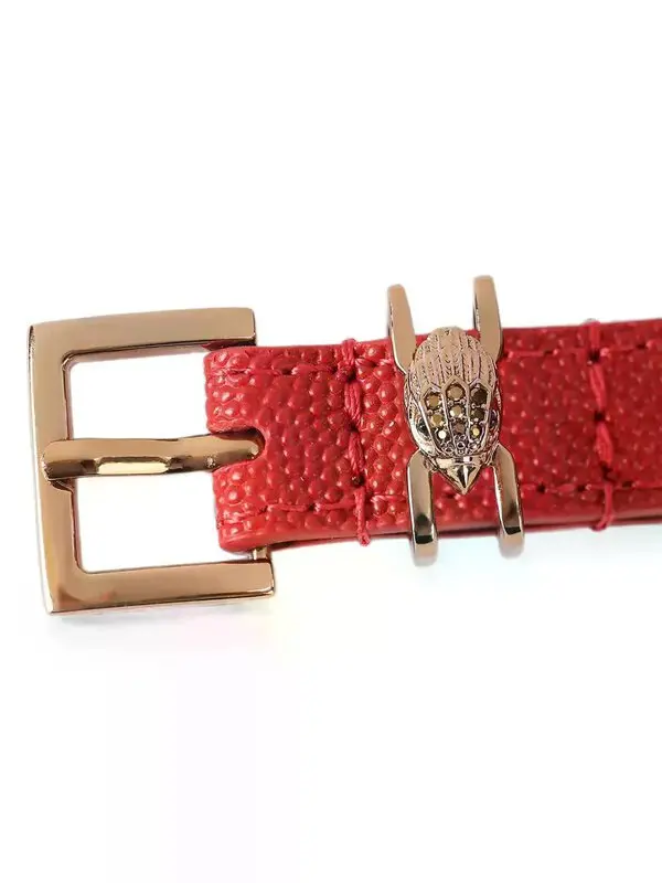 Kurt Geiger Eagle-head Pebble-effect Belt