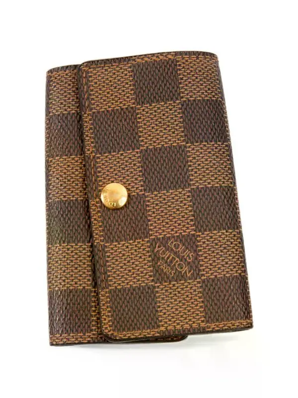 LOUIS VUITTON 2000s Damier Ebène Six-hook Key-case