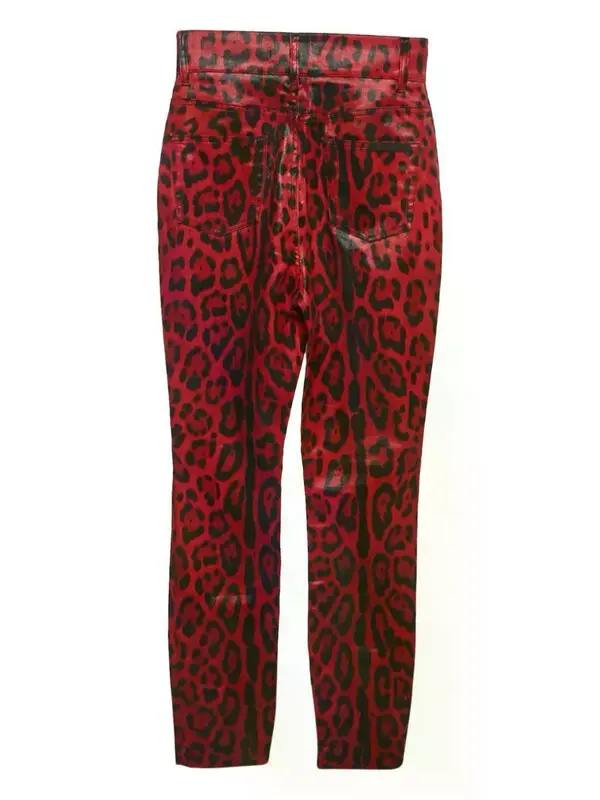 Dolce & Gabbana Leopard Print Trousers