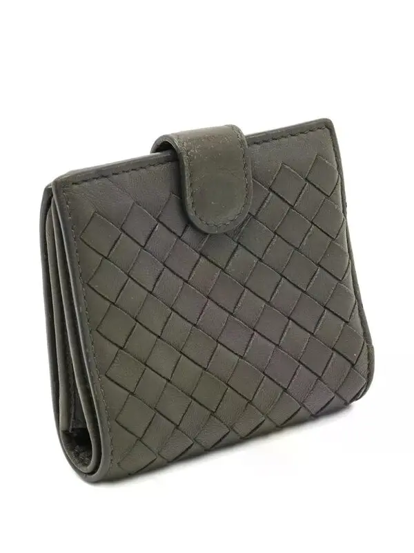 Bottega Veneta Intrecciato-design Flap-fastening Wallet