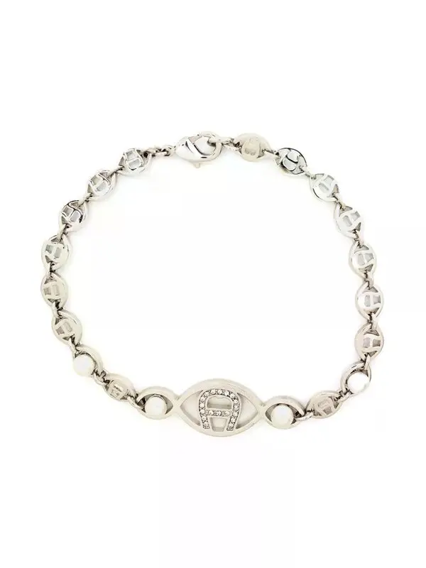 AIGNER Crystal-embellishments Chain Bracelet