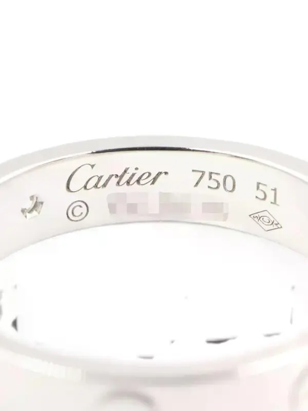 Cartier 2010s Mini Love Diamond Ring