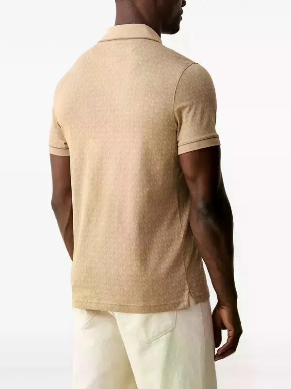 Michael Kors Monogram-print Polo Shirt