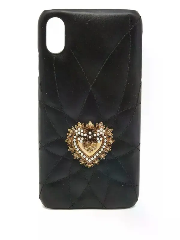 Dolce & Gabbana Quilted-heart Iphone Xs Case