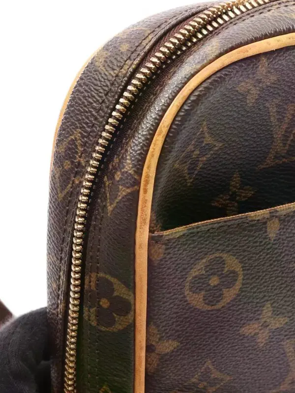 LOUIS VUITTON 2004 Pochette Ganju Monogram Canvas Crossbody Bag