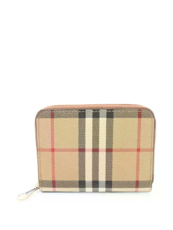 Burberry 2020s Check Zip-around Wallet