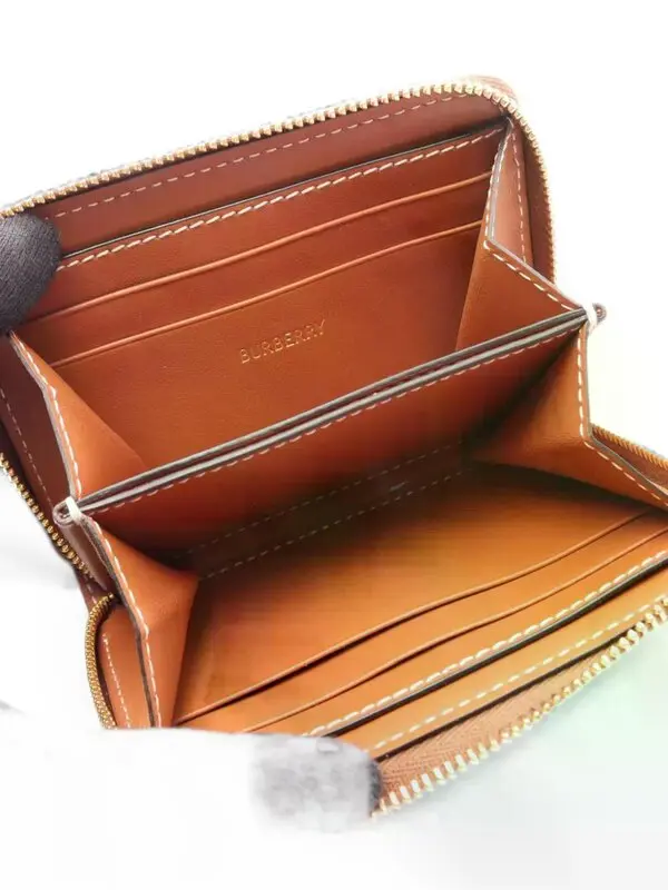 Burberry 2020s Check Zip-around Wallet