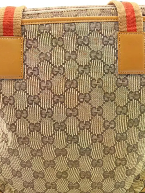 Gucci 2000s Gg Canvas Tote Bag