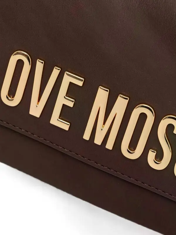 Moschino Logo-plaque Chain-link Shoulder Bag