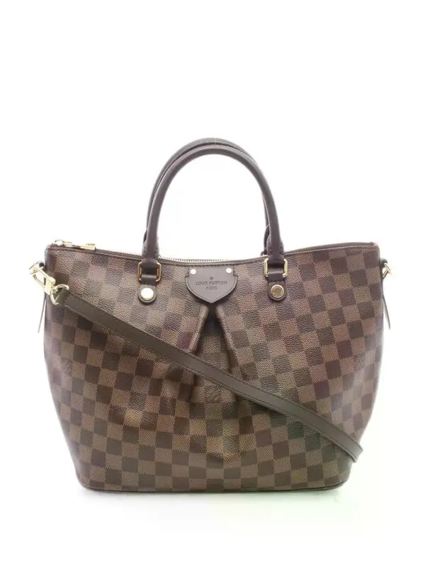 LOUIS VUITTON 2019 Siena Damier Ebene Tote Bag - Brown