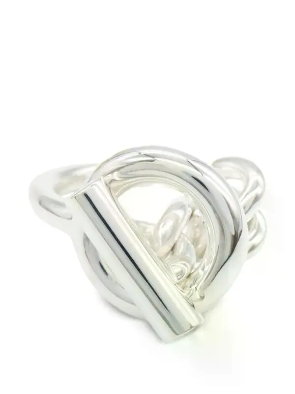 Hermès 2010s Gm Croisette Ring - Silver