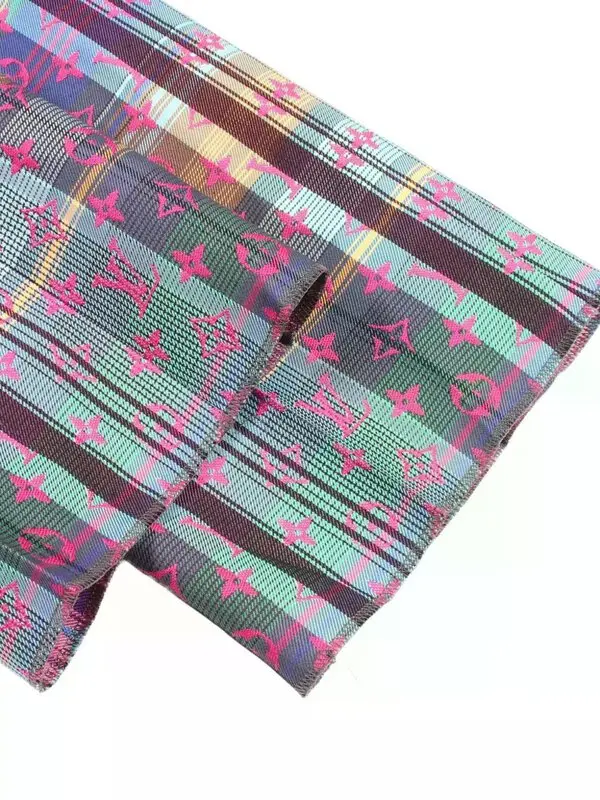 LOUIS VUITTON Monogram Madras Check Trousers