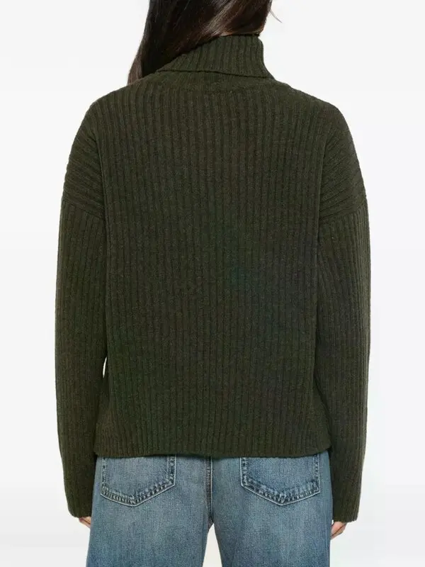 LOIS Alba Ribbed Knit Sweater - Green