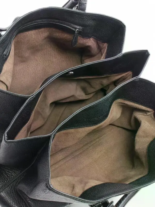 Bottega Veneta 2010s Medium Intrecciato Roma Tote Bag - Black