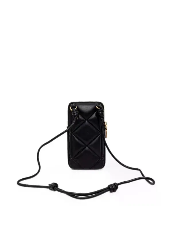 Moschino Quilted Logo-plaque Phone Bag