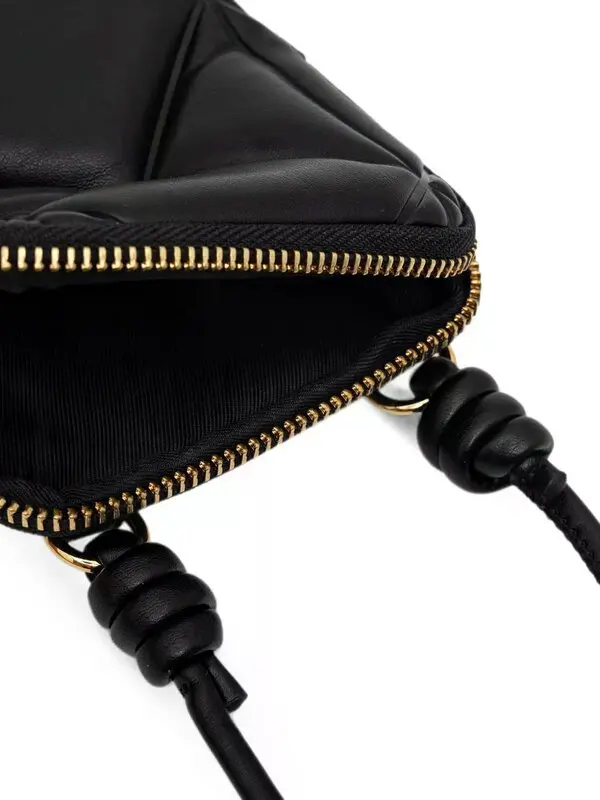 Moschino Quilted Logo-plaque Phone Bag