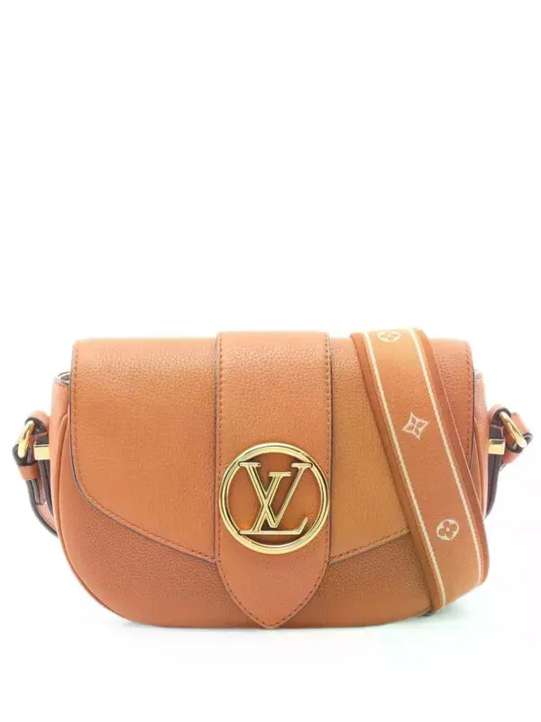 LOUIS VUITTON 2010s Mm Pont Neuf Soft Cross Body Bag - Brown
