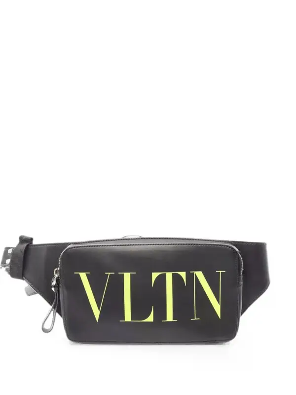 Valentino Garavani Vltn Logo Belt Bag - Black
