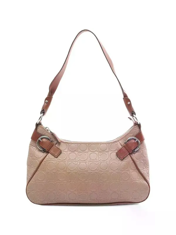 FERRAGAMO Gancini Shoulder Bag - Neutrals