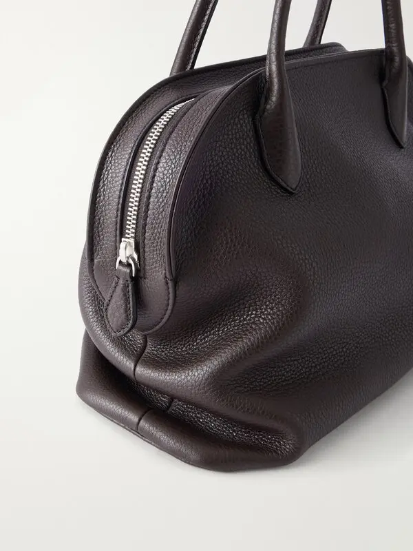 THE ROW Agnes 12 Leather Shoulder Bag