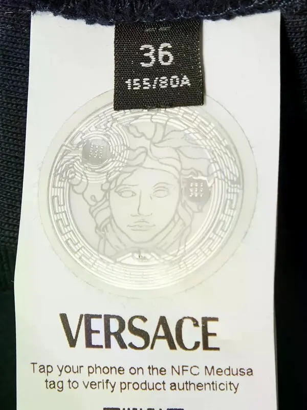 Versace Logo-embroidered Cropped Hoodie