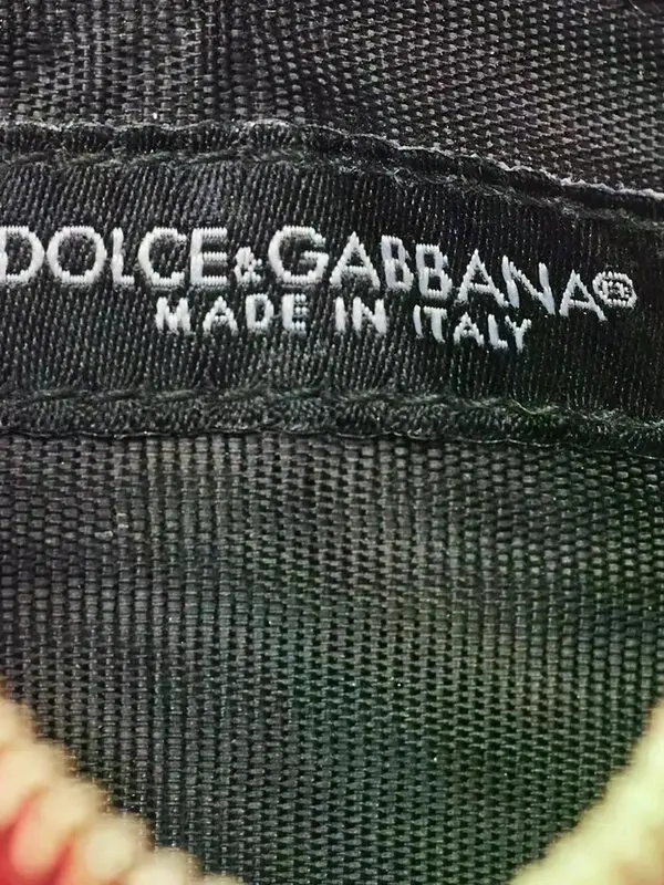 Dolce & Gabbana Logo-plaque Lizard-embossed Card Case