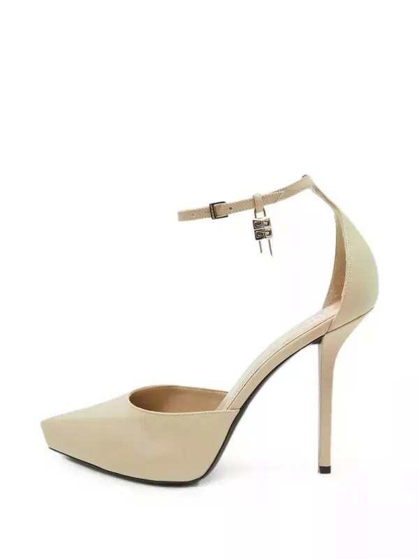 Givenchy G Lock Ankle-strap Pumps - Neutrals