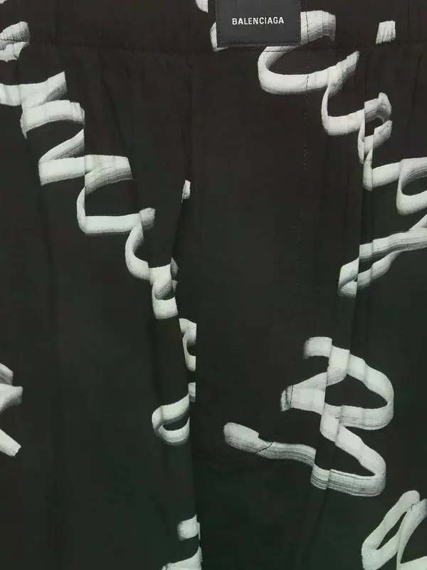 Balenciaga Logo-print Regular-fit Shorts