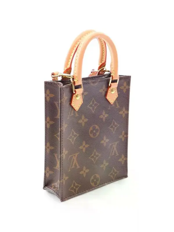 LOUIS VUITTON 2020 Petite Sac Plat Monogram Handbag
