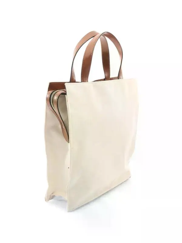 Marni 2010s Zipped Canvas Tote Bag