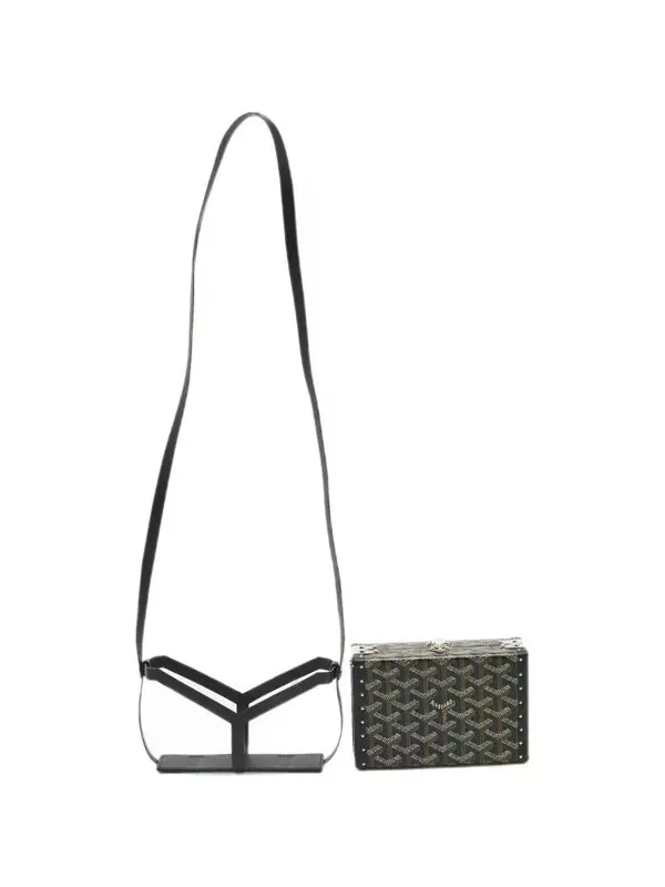 Goyard 2019 Minaudière Goyardine Trunk Shoulder Bag