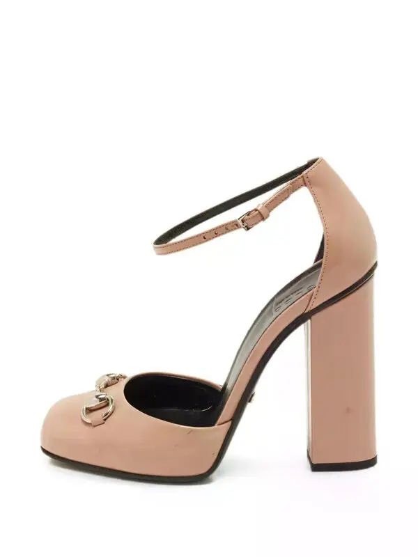 Gucci Horsebit Ankle-strap Pumps