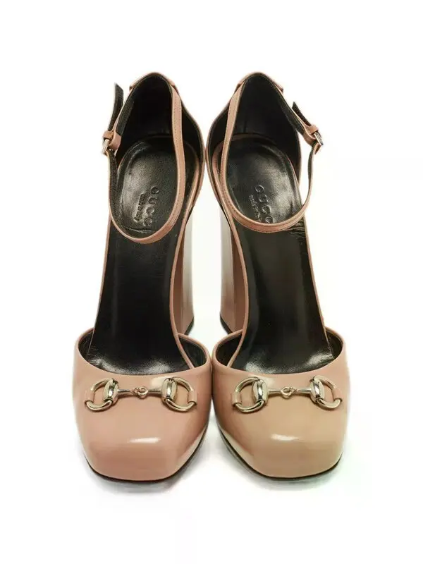 Gucci Horsebit Ankle-strap Pumps