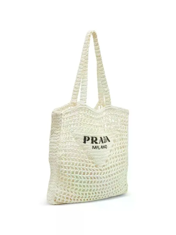 Prada Crochet-construction Tote Bag