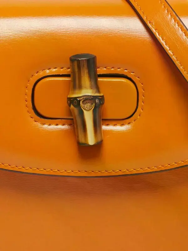 Gucci Small Bamboo 1947 Leather Tote Bag