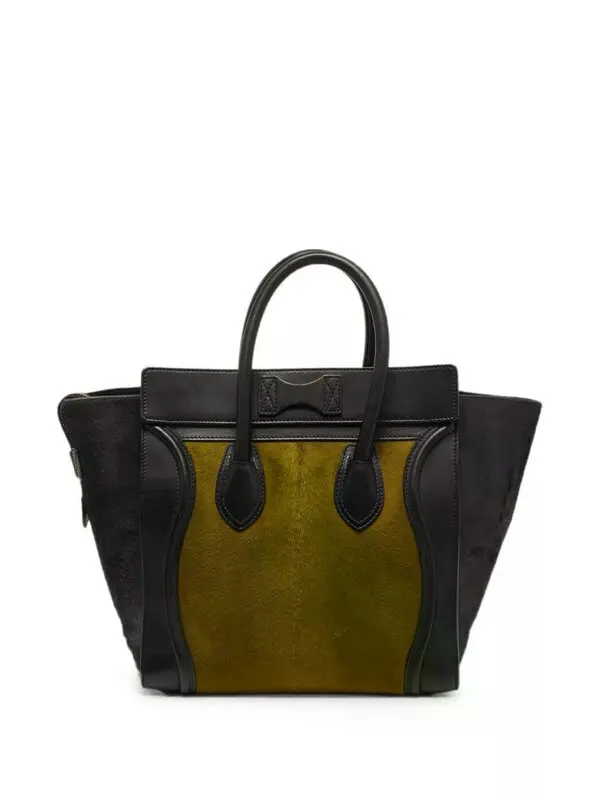 Celine 2012 Mini Luggage Leather Tote Bag