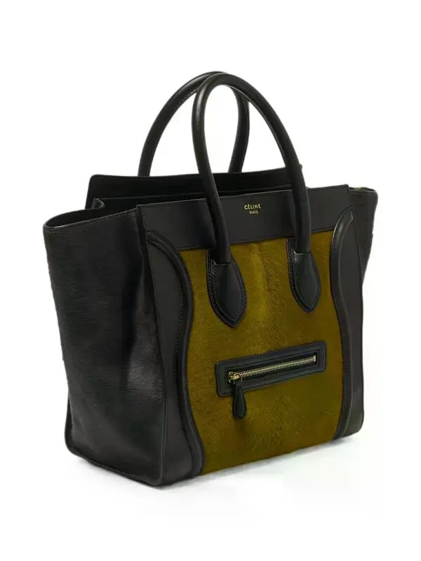 Celine 2012 Mini Luggage Leather Tote Bag