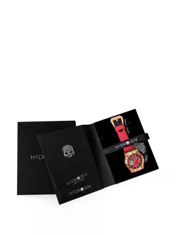 HYDROGEN Vento 44mm Open-heart Dial Watch