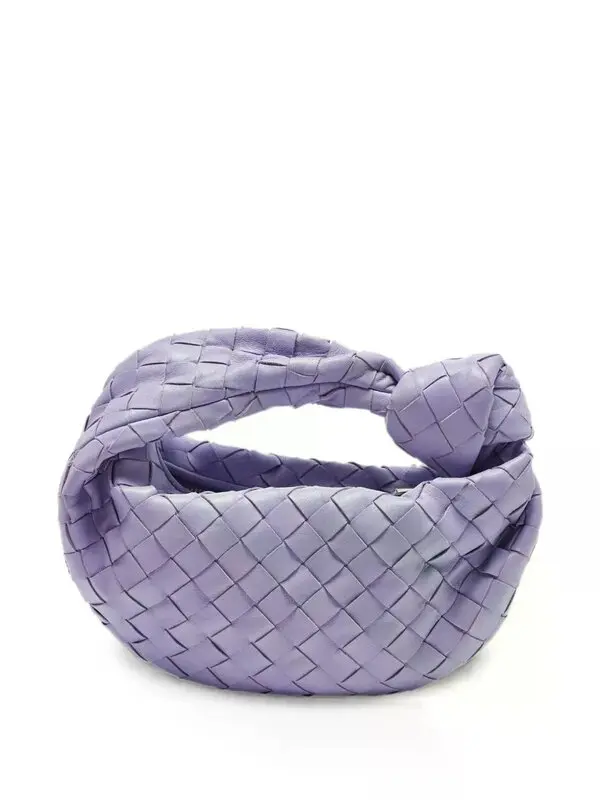 Bottega Veneta Mini Jodie Intrecciato Tote Bag - Purple
