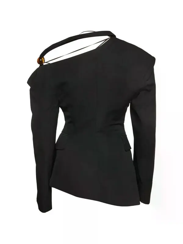 Jacquemus La Veste Baska Asymmetric Blazer