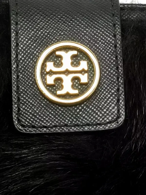 Tory Burch Faux-fur Crossbody Bag With Gold-tone Hardware