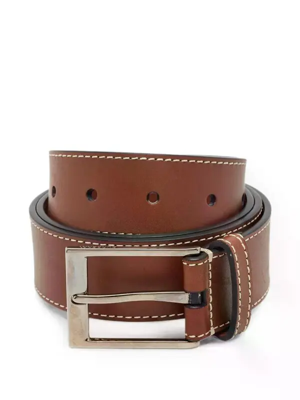 Burberry Buckle Leather Belt