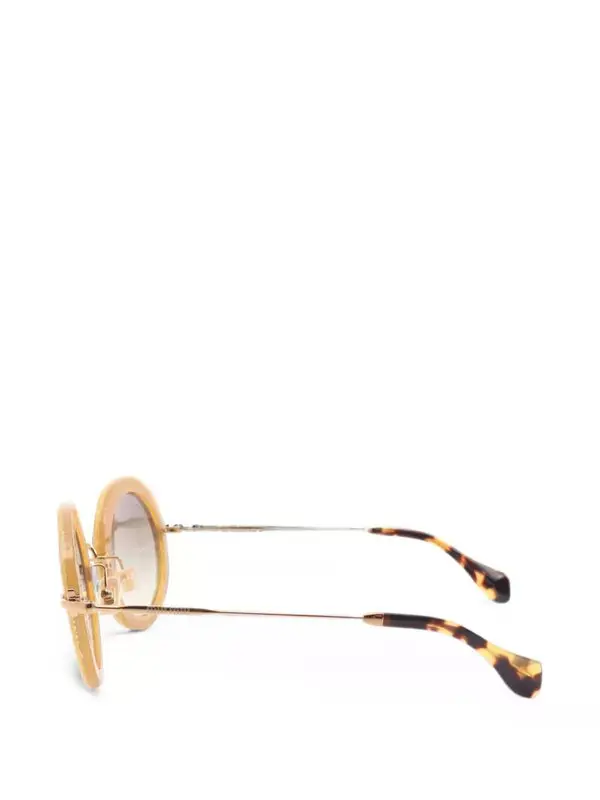 Miu Miu 2010s Round-frame Sunglasses