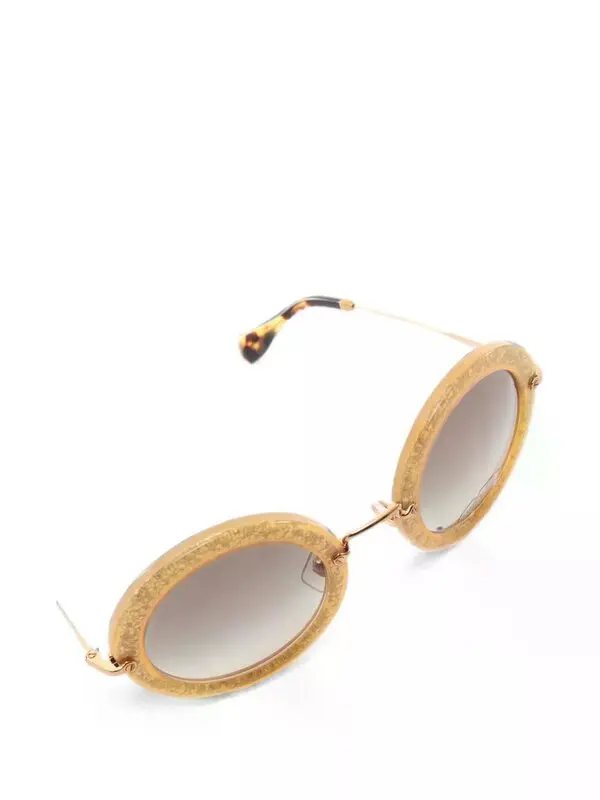 Miu Miu 2010s Round-frame Sunglasses