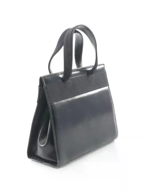 FERRAGAMO 2000s Vara Ribbon Handbag - Blue