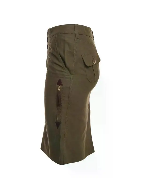 Moschino Button-closure Mini Skirt - Brown