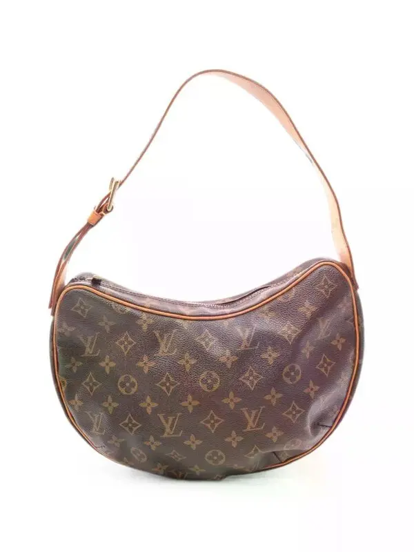 LOUIS VUITTON 2003 Mm Croissant Monogram Shoulder Bag - Brown