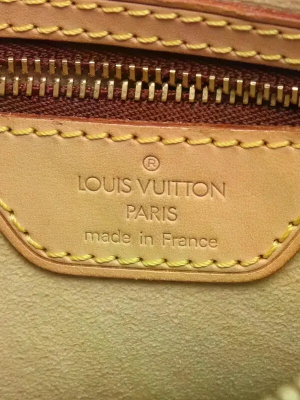 LOUIS VUITTON 2002 Mm Looping Monogram Tote Bag - Brown