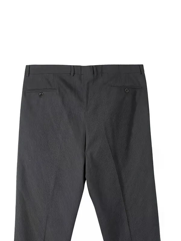 ARMANI Pleated Pinstripe Trousers